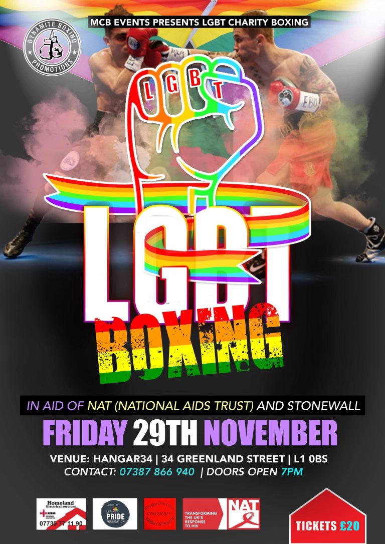 Liverpool's LGBT+ community urged to back fight night - Sports Media LGBT+