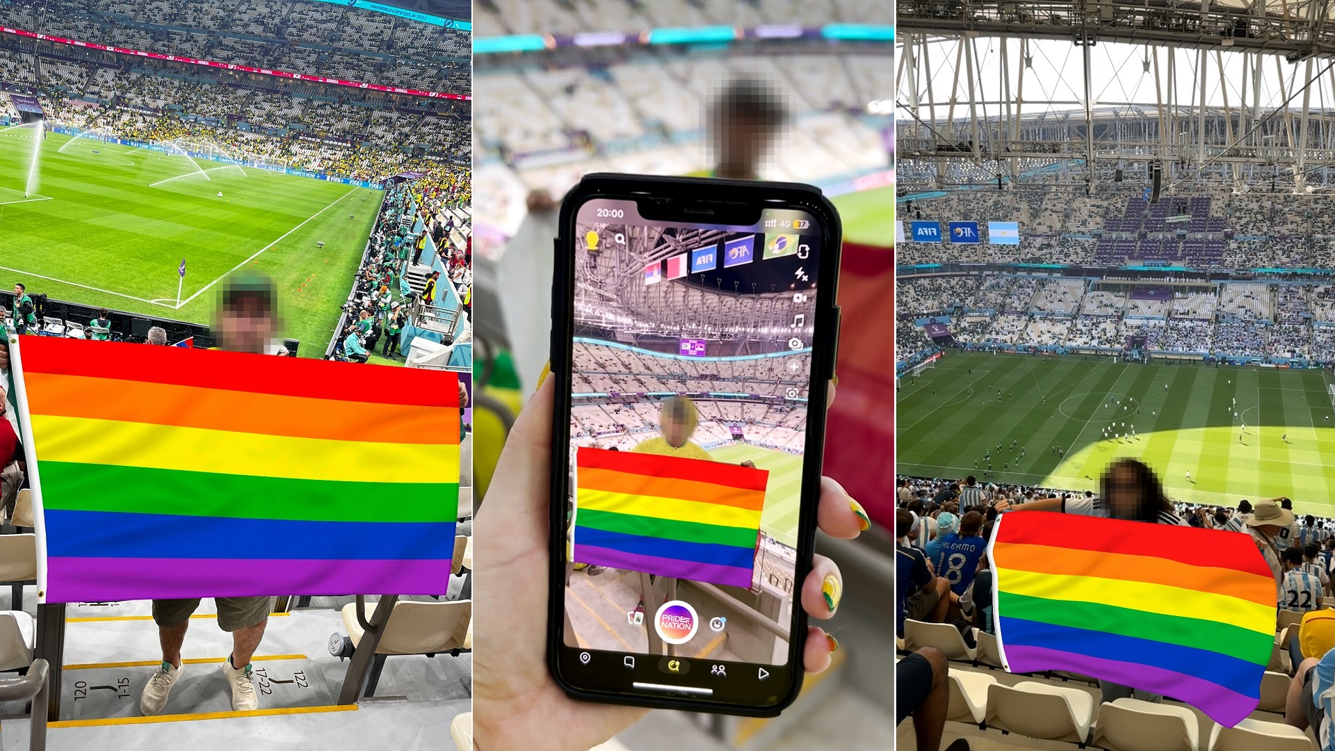 Stealth tactic gets rainbow flags into World Cup stadiums in Qatar via ...